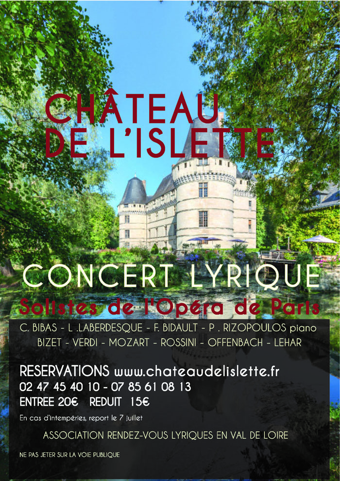 Concert lyrique au Château de l’Islette – CITERADIO